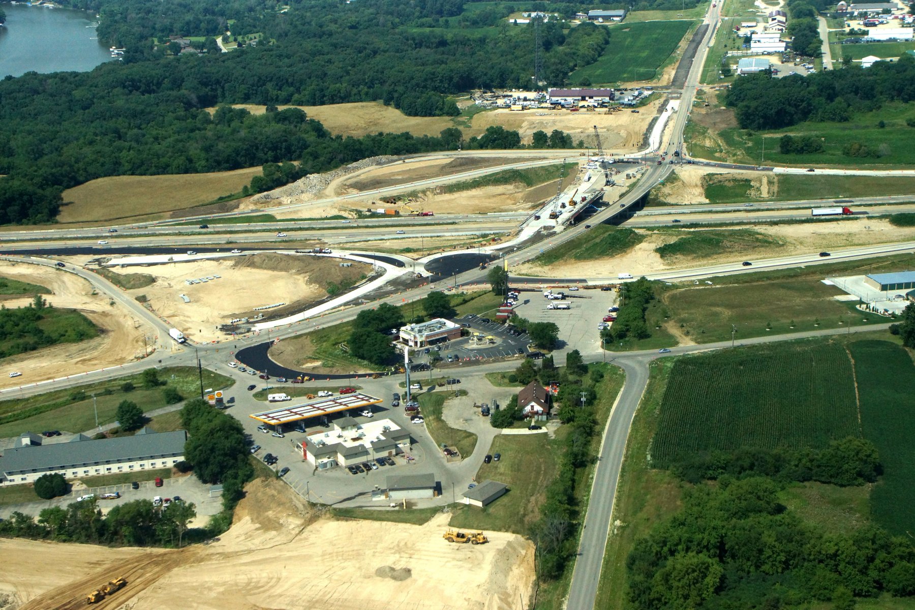 I90 & Highway 59 Interchange - Rock River Bridges Newville, WI - Frank ...