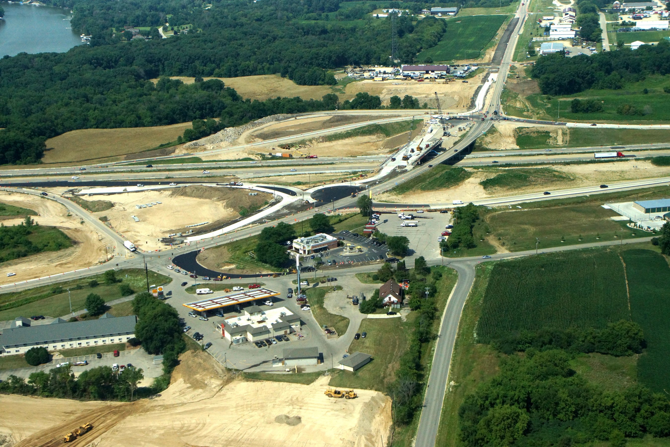 I90 & Highway 59 Interchange - Rock River Bridges Newville, WI - Frank ...